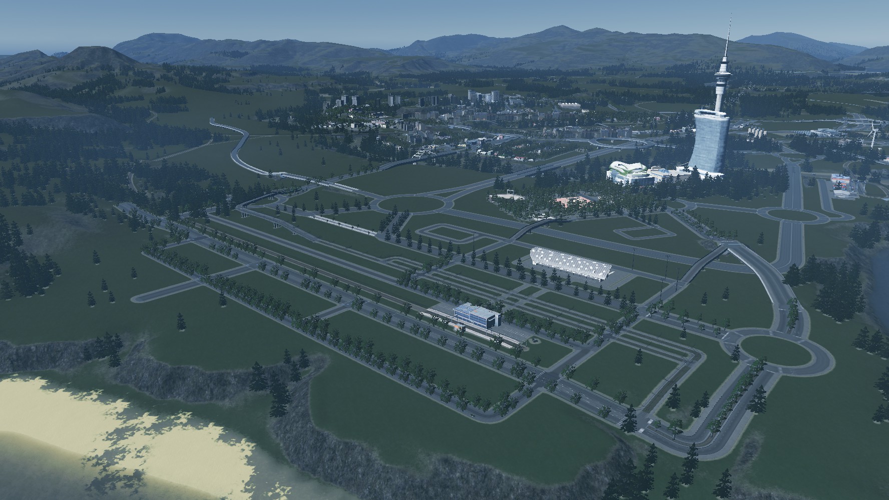 Our Very First Tram Ride in Valhalla City #citiesskylines – Ben's Cities